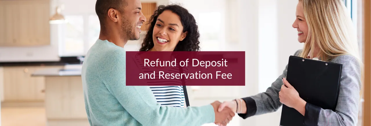 Refund of Deposit and Reservation Fee - Consumer Code